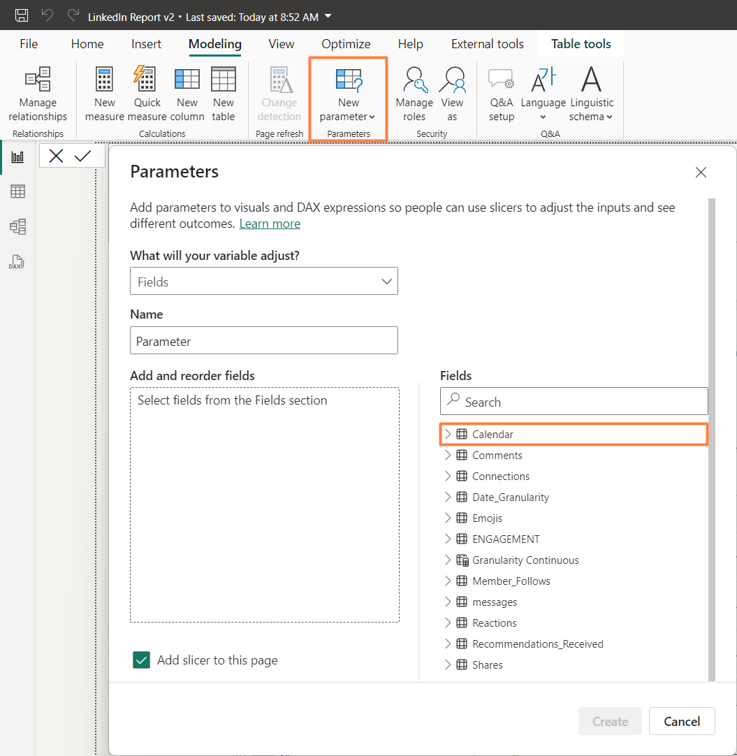Crafting a Power BI Report with LinkedIn Data