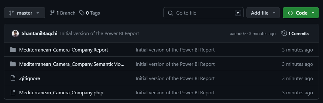Source Control Strategy for Power BI with Git