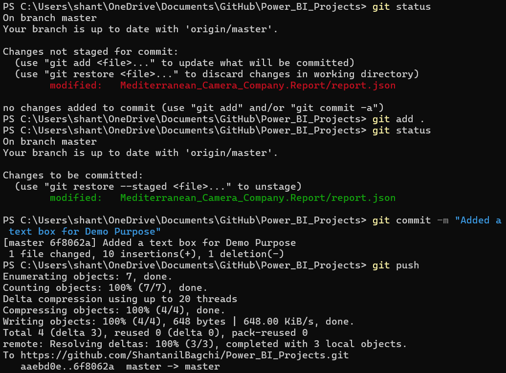 Source Control Strategy for Power BI with Git