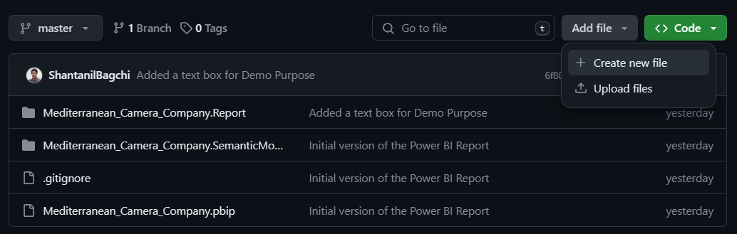 Source Control Strategy for Power BI with Git