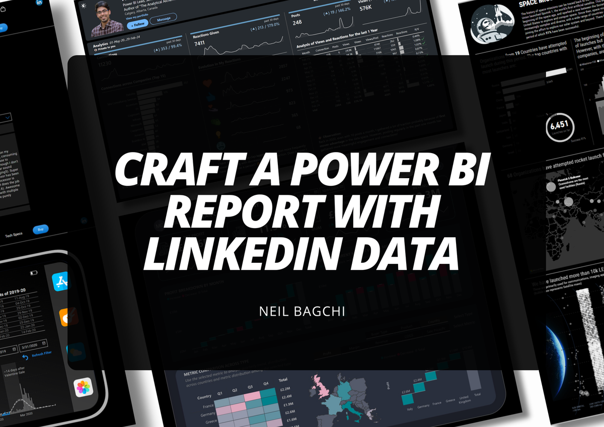 Crafting a Power BI Report with LinkedIn Data