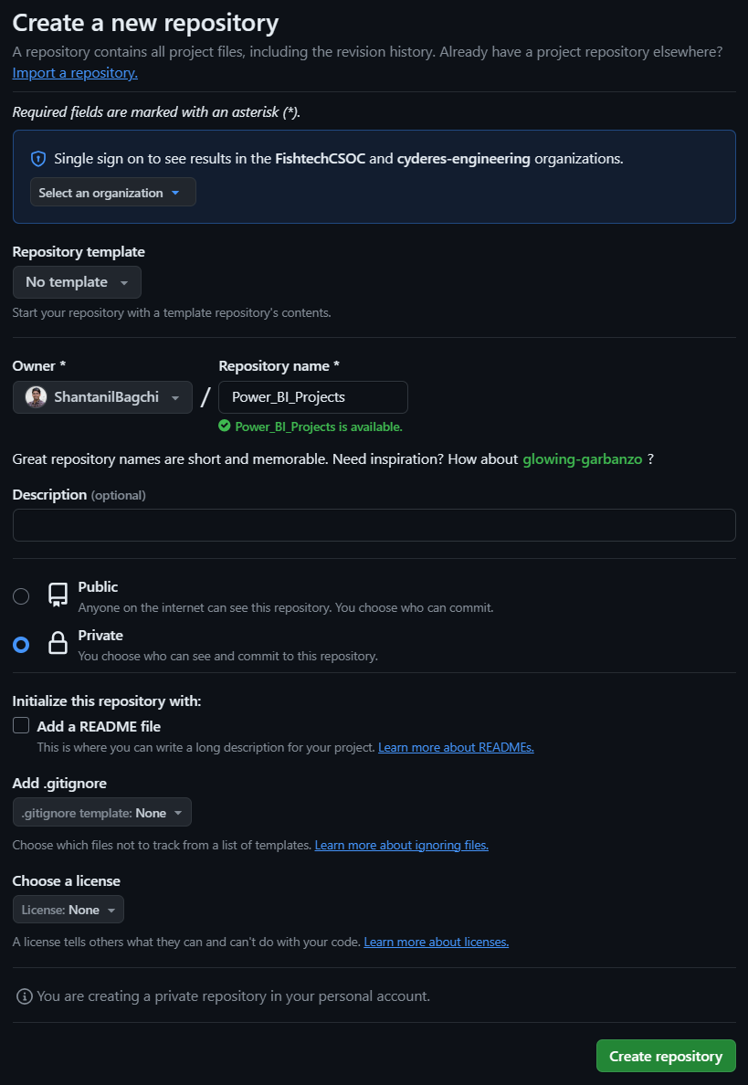 Source Control Strategy for Power BI with Git