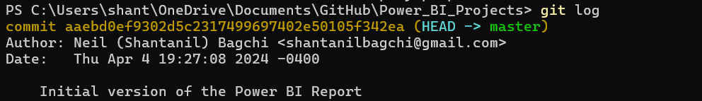 Source Control Strategy for Power BI with Git