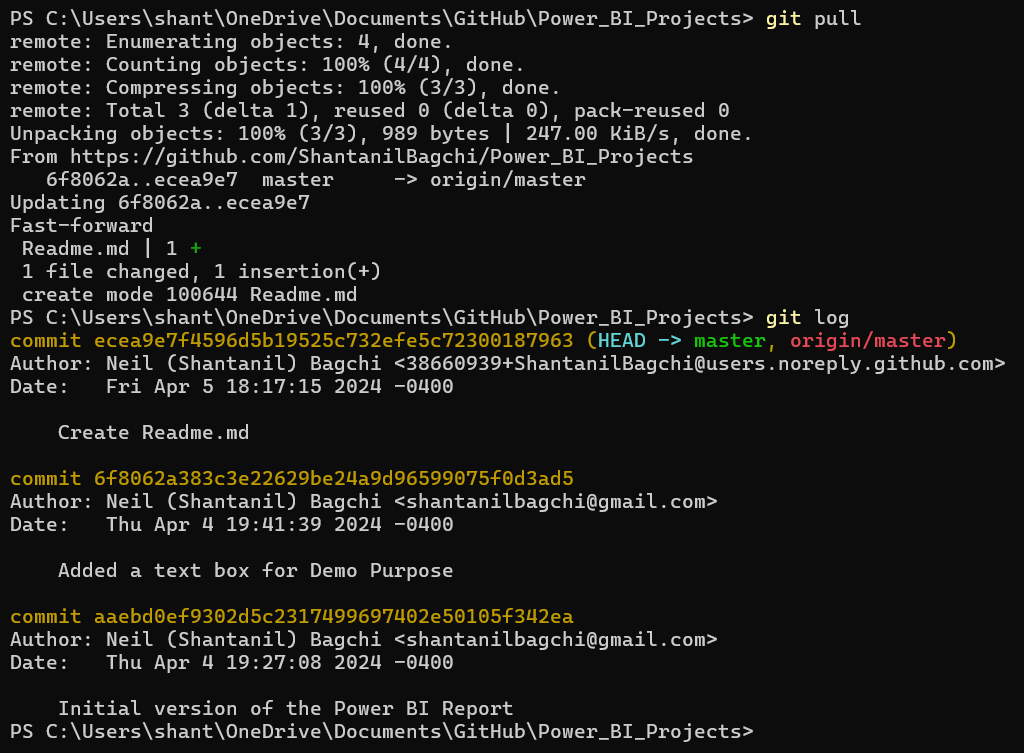 Source Control Strategy for Power BI with Git